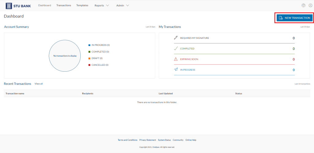 Validation of identity using OneSpan Sign tool